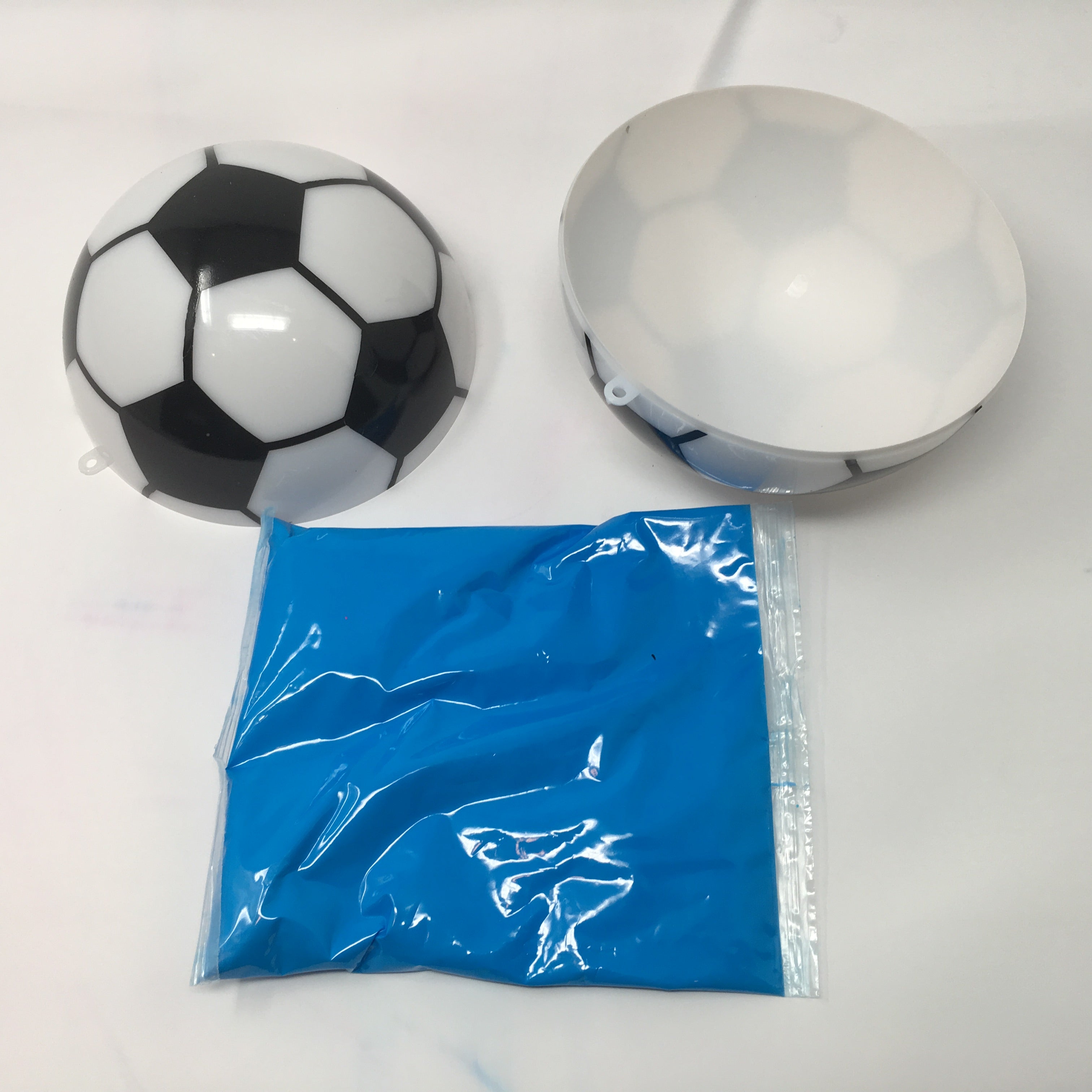 Gender Reveal Soccer Ball - Blue Kit – Gender Reveal Balls